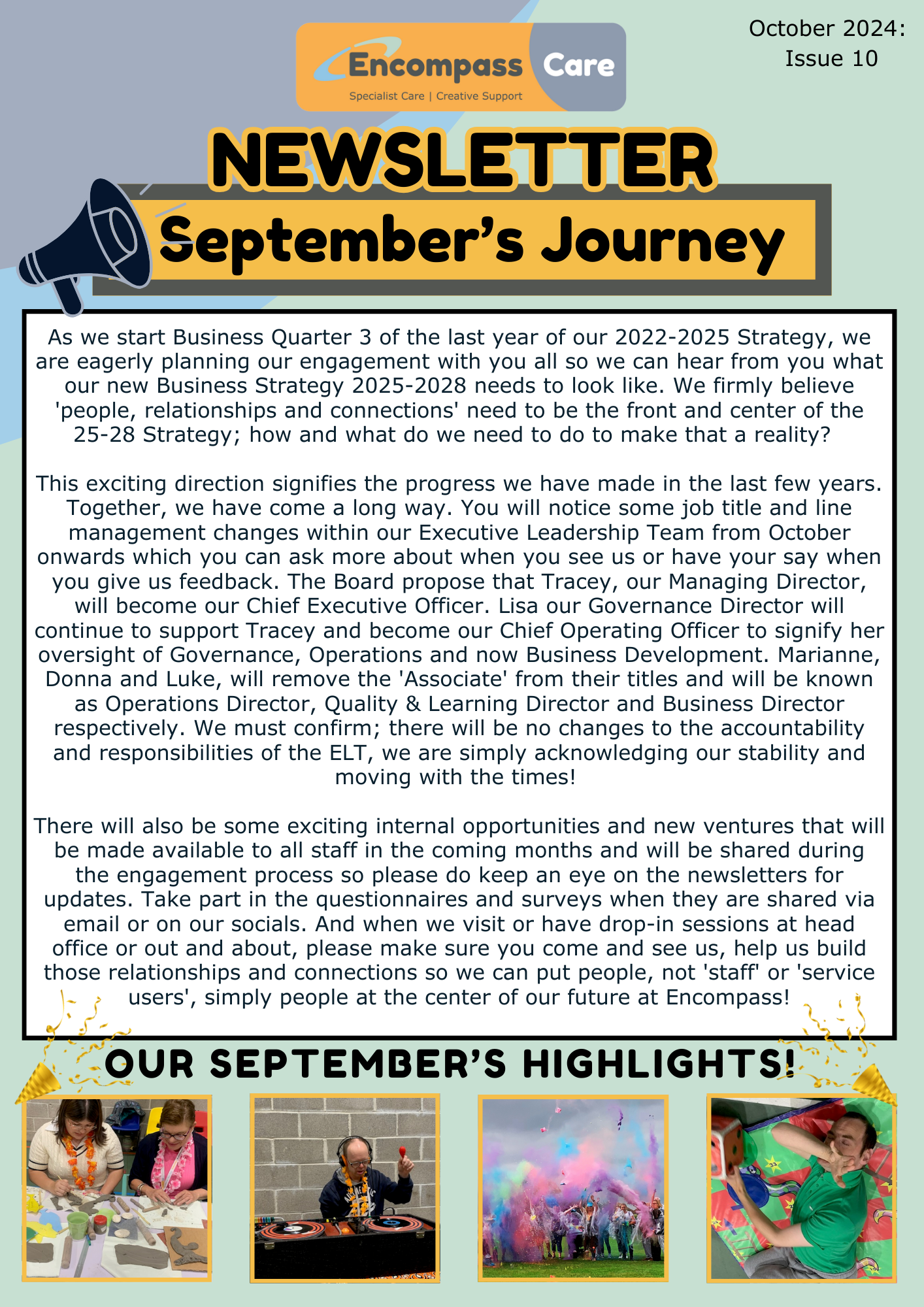 Newsletter - October 2024